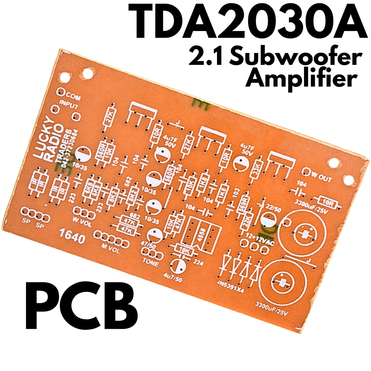2.1 Channel TDA2030A Amplifier PCB with Deep Bass Low Pass Filter – Su ...